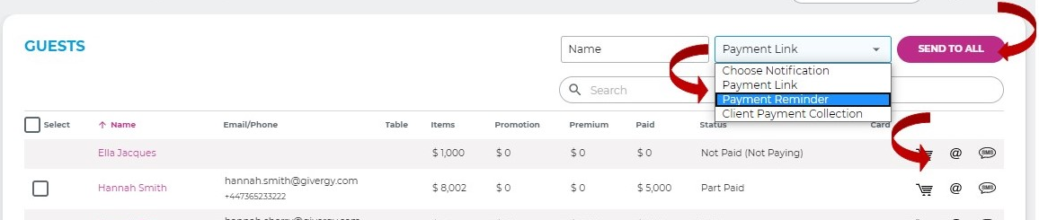 How to Send Payment Notifications