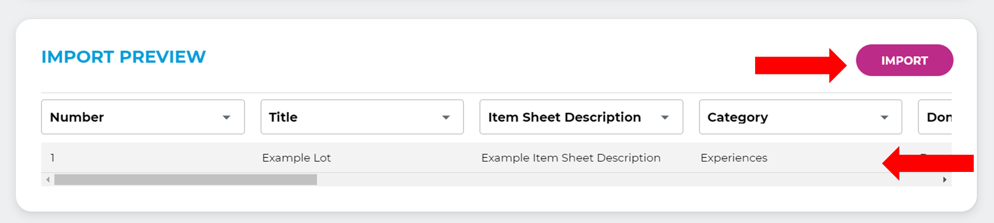 How to Upload Auction Items from a Spreadsheet