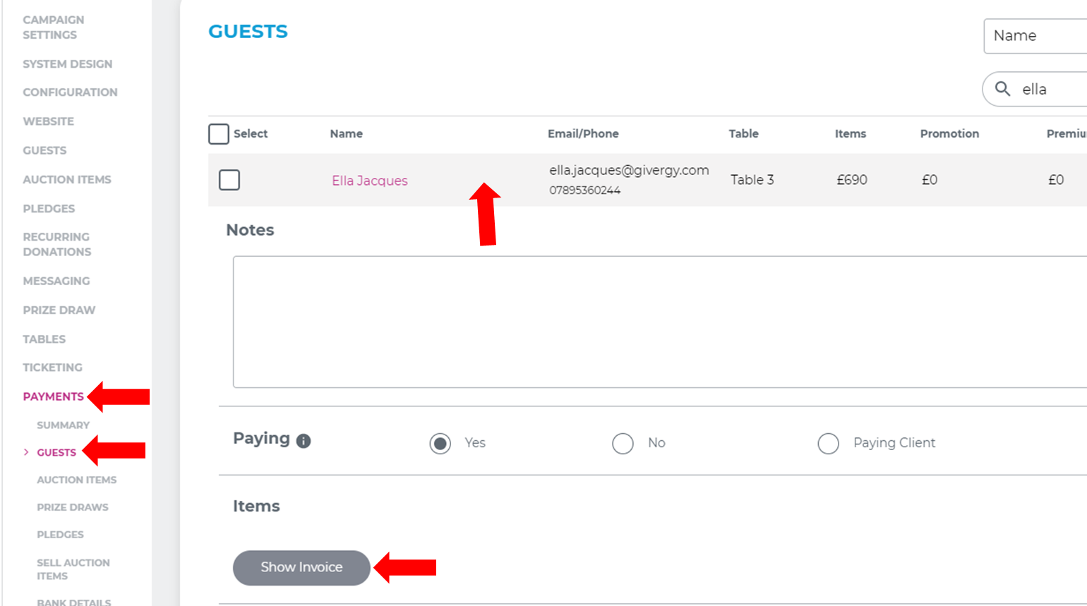 Pay Later / Pay by Invoice Ticket Options for Guests