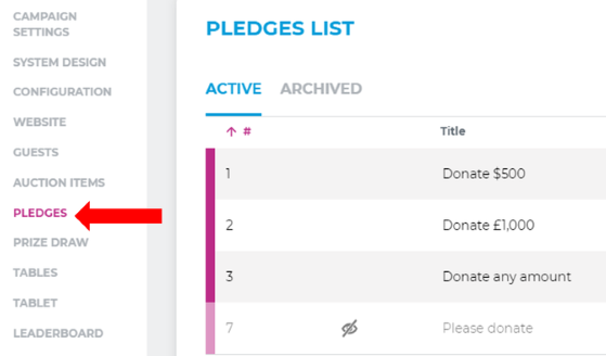 How to Create Donation Levels