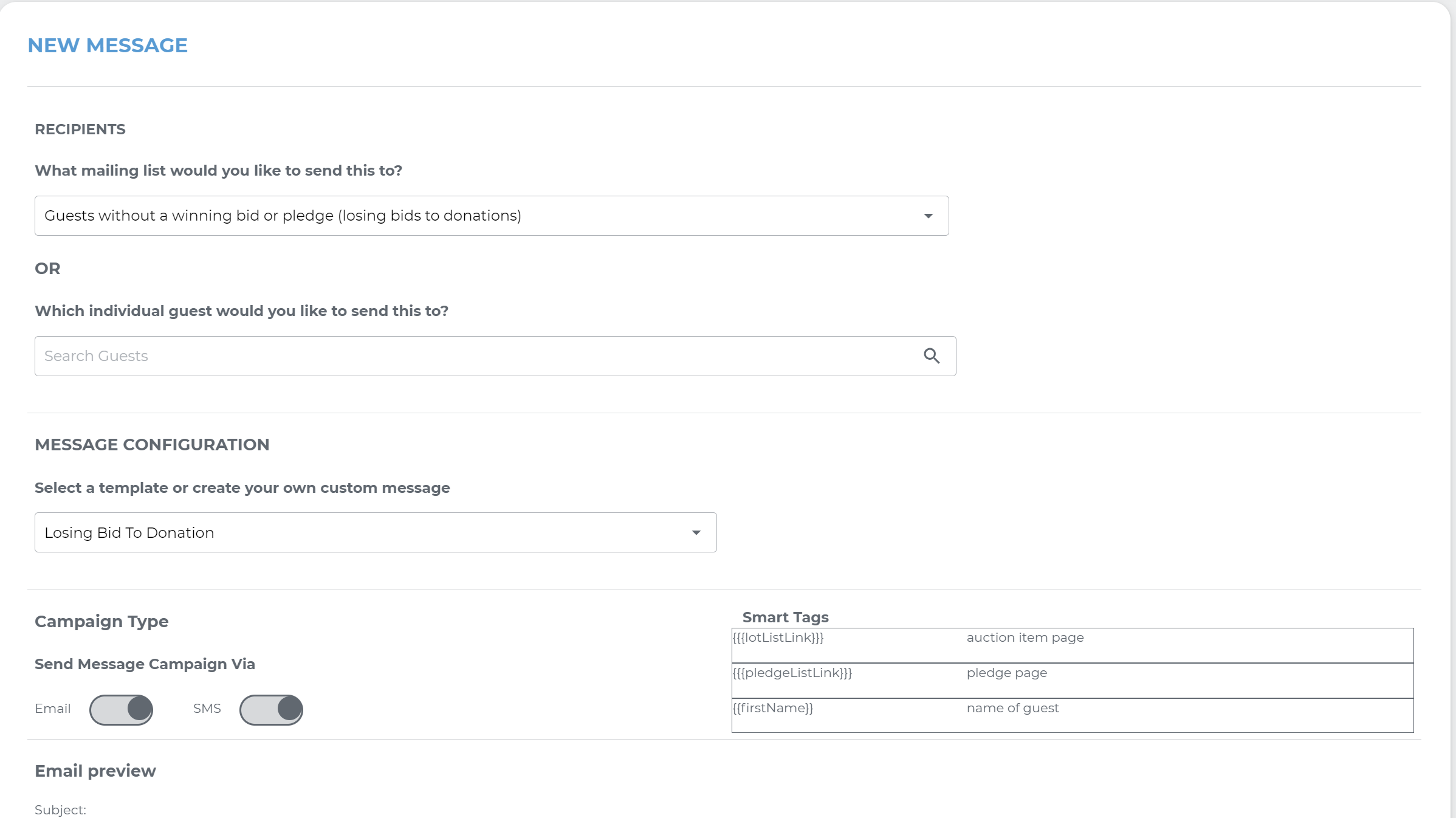 How to Turn Losing Bids into Donations