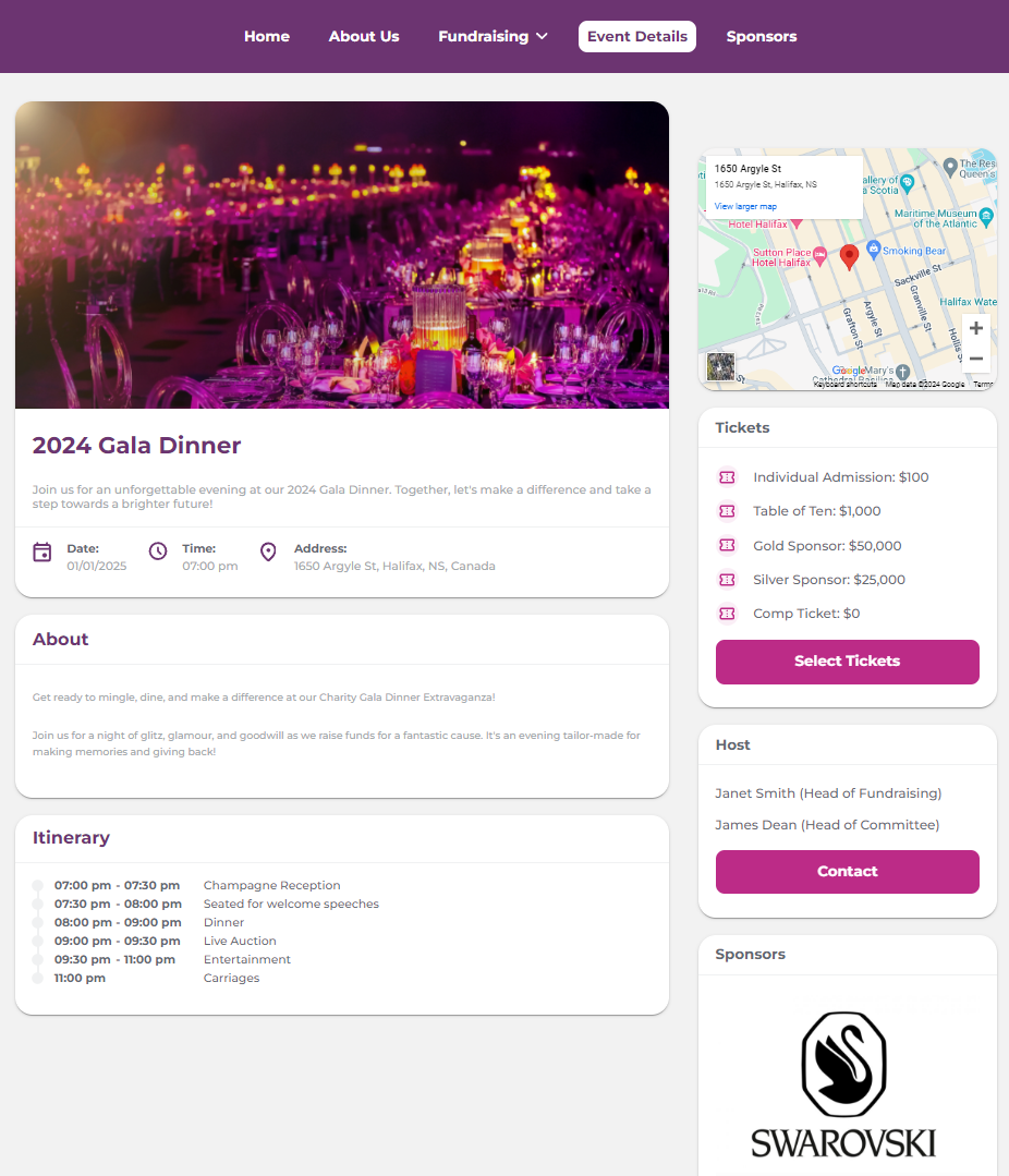 How to Customize the Fundraising Website