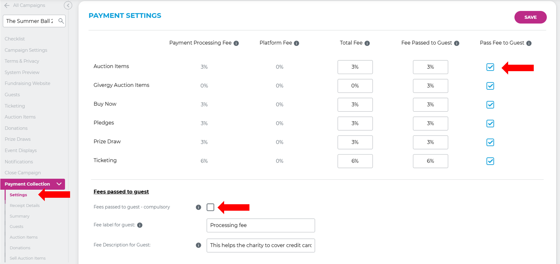 How to Pass the Service Fee onto your Guests