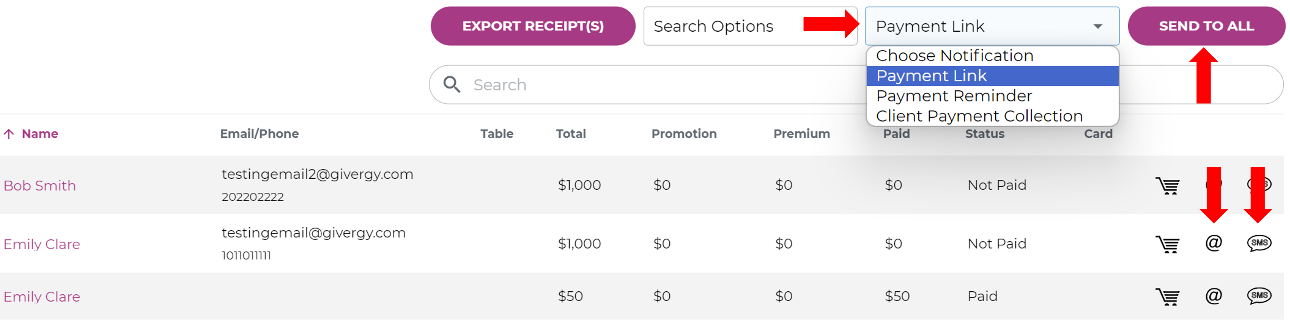 How to Send Payment Notifications