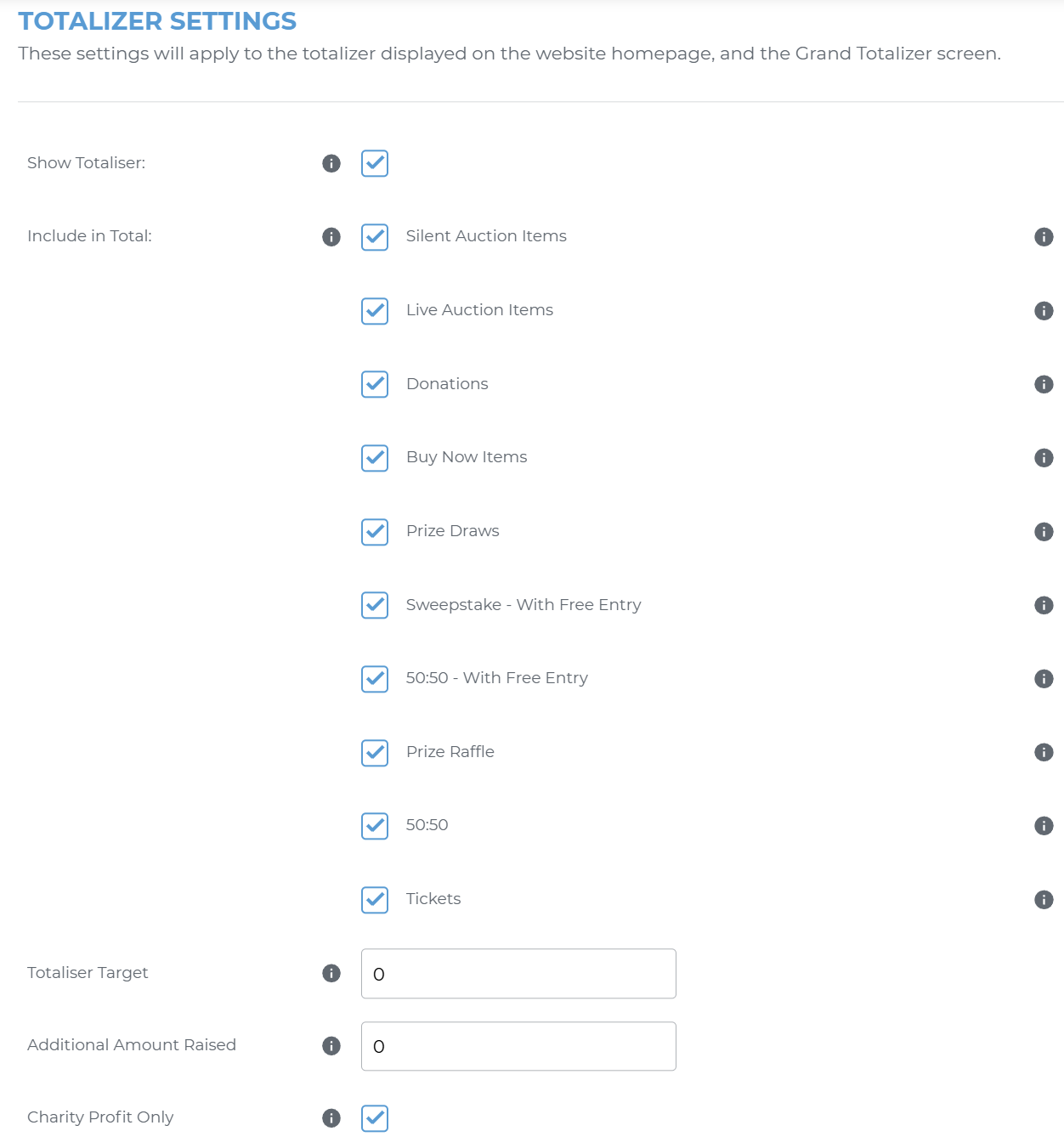Totalizer Configuration